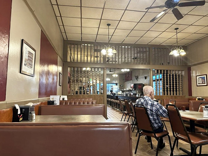 Step inside and you're transported to a simpler time when diners focused on filling bellies, not Instagram feeds.