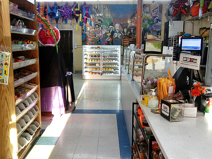 Step inside and the colorful piñatas hanging from the ceiling announce what your taste buds already suspect: this isn't just shopping, it's a celebration waiting to happen.