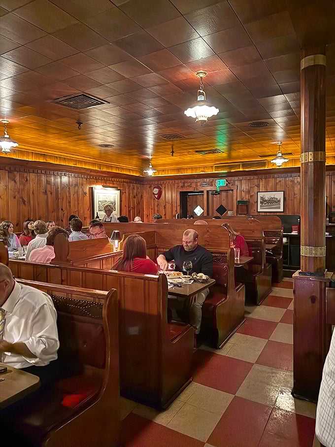 Step inside and time travel to an era when booths were high-backed, conversations were intimate, and nobody was in a hurry to turn your table.