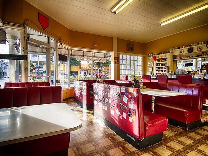 Time travel isn't just science fiction—it's what happens when you step into Eddie's timeless interior, where red vinyl booths have hosted decades of breakfast conversations.