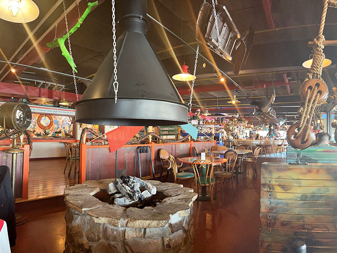 Step inside and you've entered a maritime museum that happens to serve incredible food too.