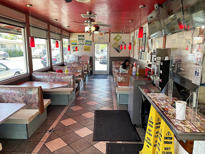 Step inside and feel time slow down in this authentic diner where conversation flows freely.