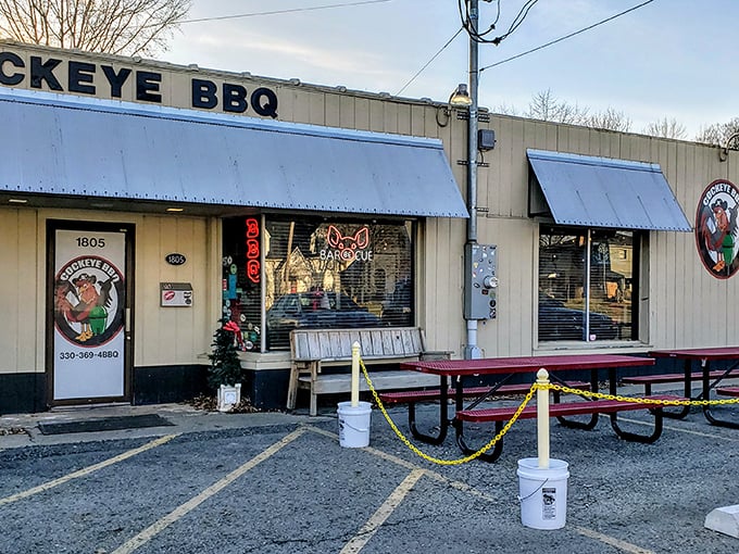 Cockeye BBQ's humble exterior hides a world of smoky treasures – like finding a barbecue speakeasy in plain sight.