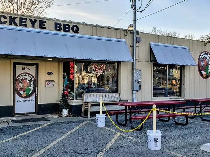 Cockeye BBQ's humble exterior hides a world of smoky treasures – like finding a barbecue speakeasy in plain sight.