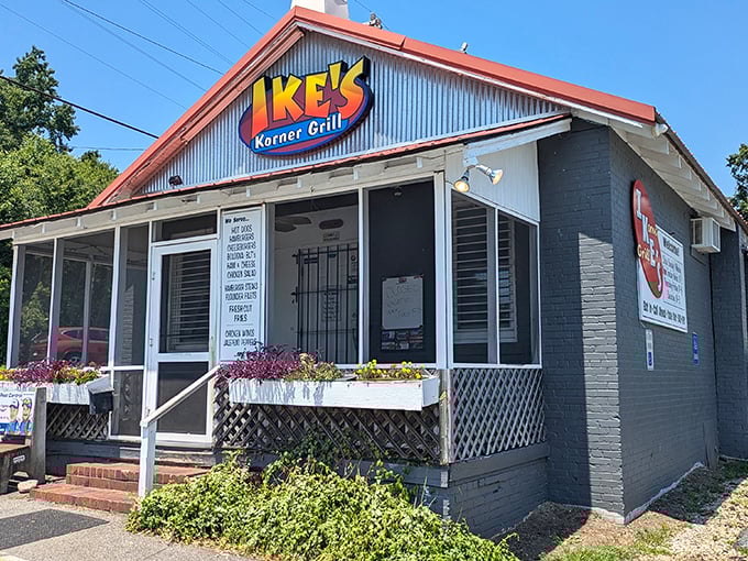 Ike's Korner Grille (Spartanburg): Ike's modest exterior hides burger greatness—like finding a masterpiece painting in your grandma's attic.