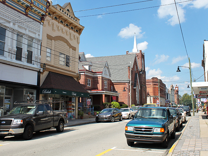 Irwin's historic buildings tell stories from another era, with brick facades that have witnessed generations of small-town life.