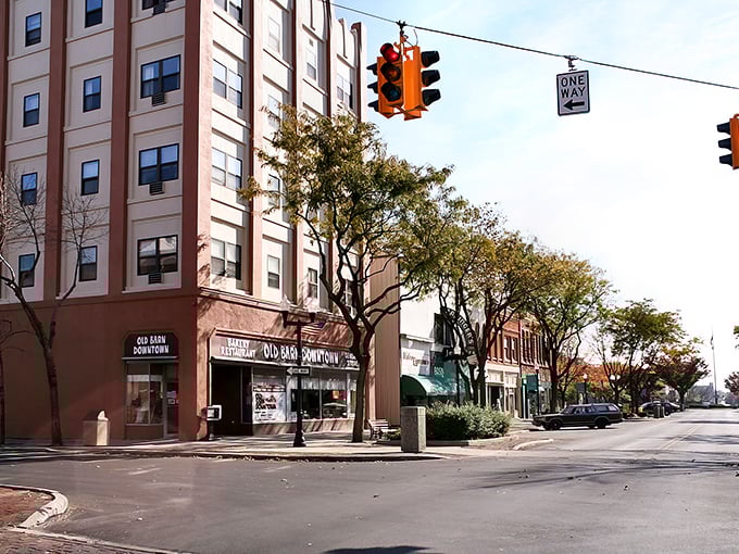 "Lima's downtown corridor has that perfect small-town charm. Those brick buildings practically whisper stories from another era!"
