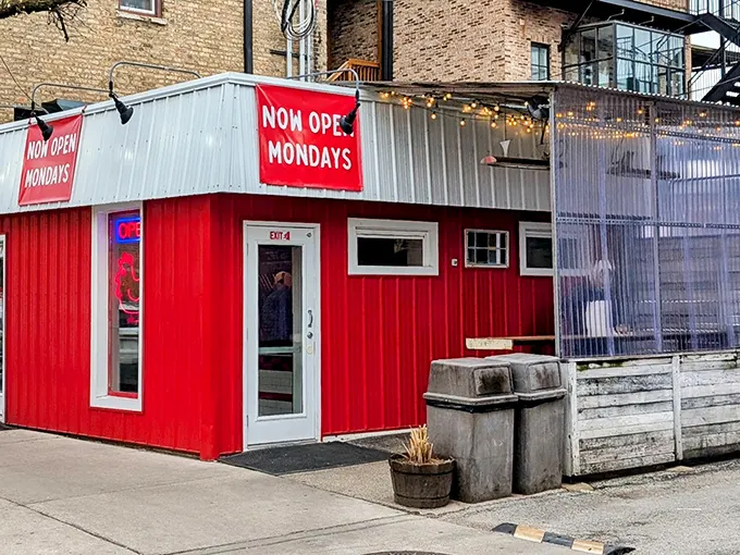 This little red box might not look like much, but inside? Chicken magic happens that would make Colonel Sanders weep with joy.