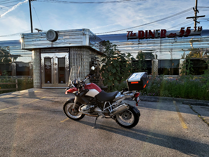 The Diner on 55th gleams in silver streamlined glory—Airstream meets appetite in this Cleveland time capsule.