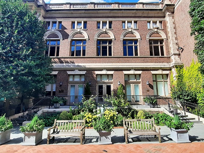 The Mütter Museum's stately brick exterior hides medical wonders within. Like a Victorian doctor's Pinterest board come to life!