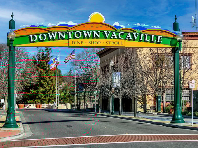Vacaville's colorful downtown gateway promises small-town warmth with big-city amenities just steps away.