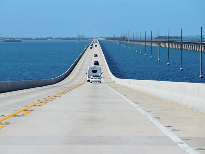 Miles of concrete magic connecting the Keys, where the journey itself outshines even the most perfect Key lime pie destination.