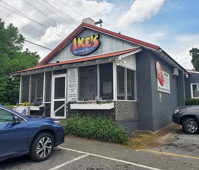 Ike's Korner Grille (Spartanburg): Those flower boxes aren't just for show—they're Ike's way of saying "Welcome home" before you've even tasted their legendary burgers.