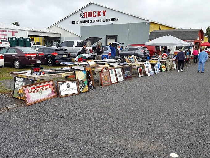 One person's garage leftovers become another's prized collection starter!