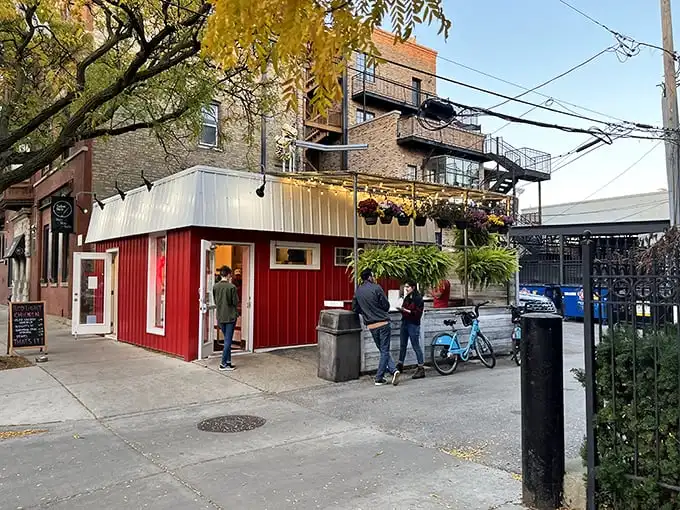 Red Light Chicken proves great things come in small packages. This shipping container serves up chicken worth shipping yourself to Chicago for.
