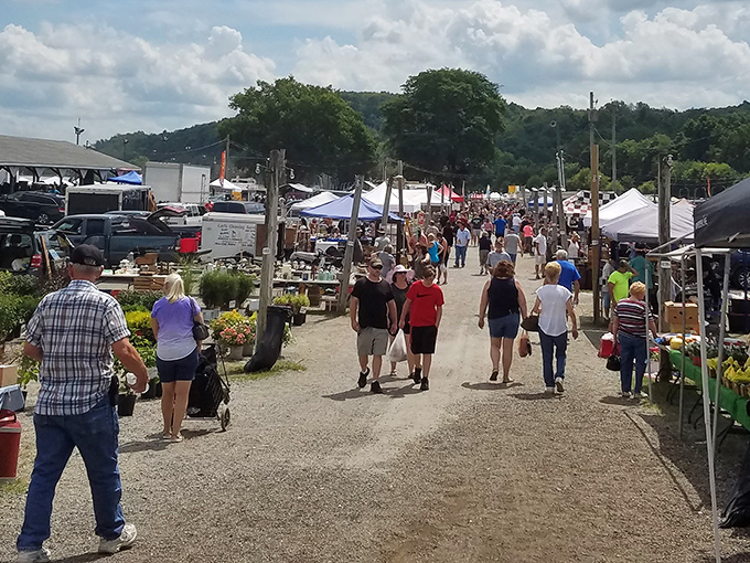 Outdoor treasure hunting at its finest! Rogers brings the garage sale spirit to epic proportions.