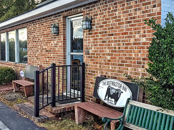 That humble sign might as well say "Steak Nirvana." The Beefmastor Inn proves great restaurants don't need to shout—they just need to cook.