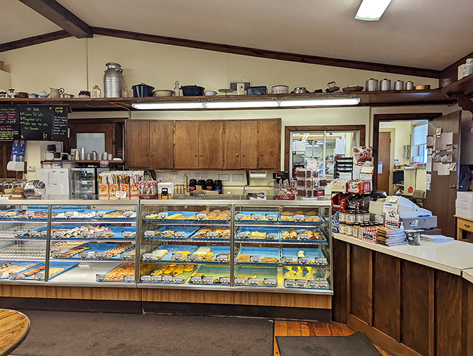 The display case at Kauffman's is like a museum where everything is edible. Art you can actually take home and devour.