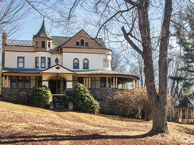 This grand Victorian residence stands as a testament to Eagles Mere's heyday as the "Summer Capital of Pennsylvania" – architectural eye candy that makes modern McMansions weep.