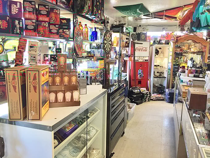 Navigate these packed aisles with the determination of Indiana Jones—each turn reveals another potential artifact for your collection.