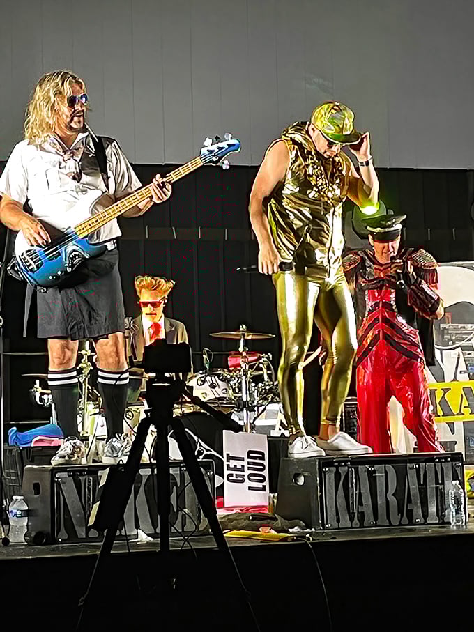 Between films, local performers bring unexpected entertainment, proving drive-ins deliver more than just movies under the stars.