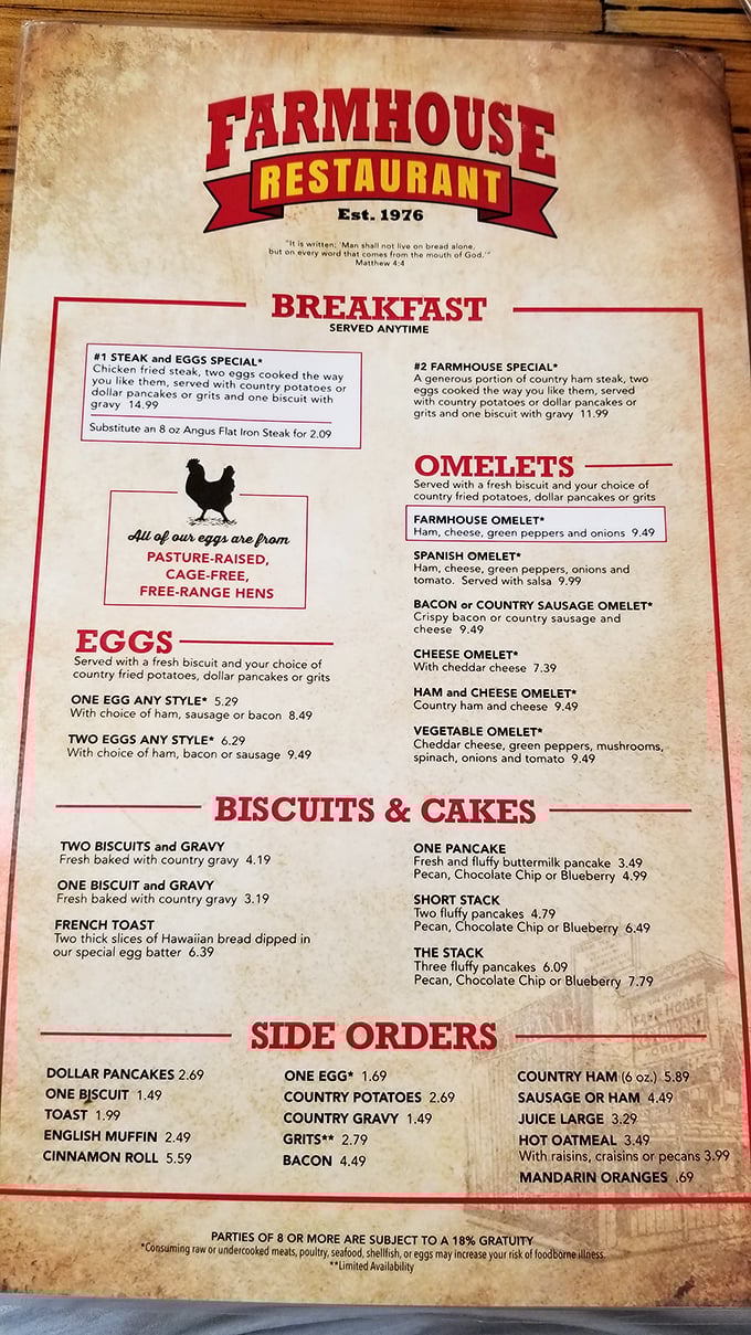 Breakfast served anytime? Those three beautiful words are music to the ears of anyone who believes pancakes know no clock.