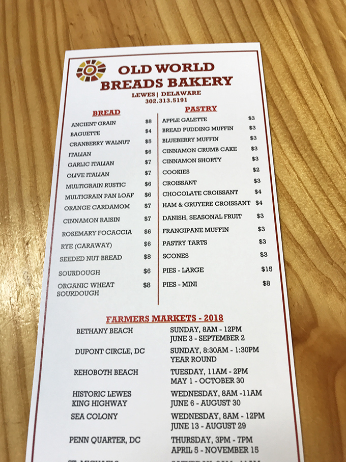 This menu isn't just a list of options—it's a roadmap to happiness with destinations like "Cranberry Walnut" and "Orange Cardamom."
