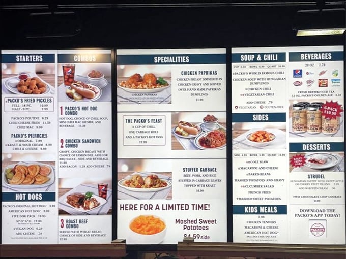 Life's big decisions made simple: which legendary hot dog to try first? The menu at Tony Packo's reads like a love letter to Hungarian-American cuisine.