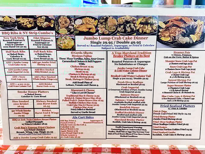 The menu at Crab Bag reads like a love letter to seafood enthusiasts—overwhelming in the best possible way.