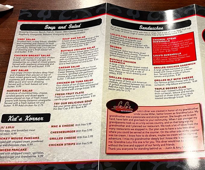 A menu that doesn't need pretentious descriptions—just honest food that speaks the universal language of comfort and satisfaction.