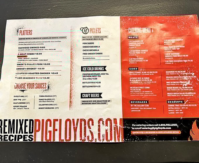 This menu isn't just a list—it's a passport to global barbecue adventures. The hardest part isn't choosing what to eat, but what not to try.