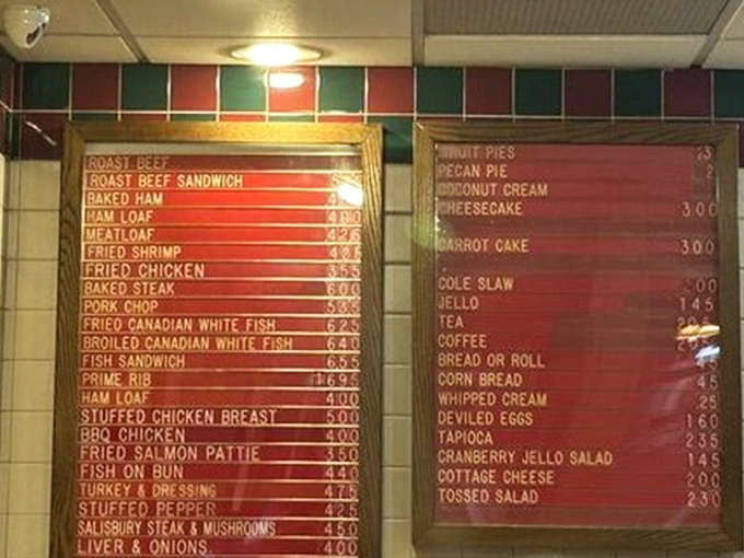 The menu board reads like a love letter to American comfort food, with prices that won't require a second mortgage.