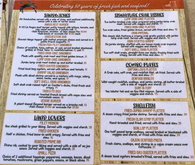 When a menu celebrates 50 years of fresh fish, you know you've found something special worth treasuring.