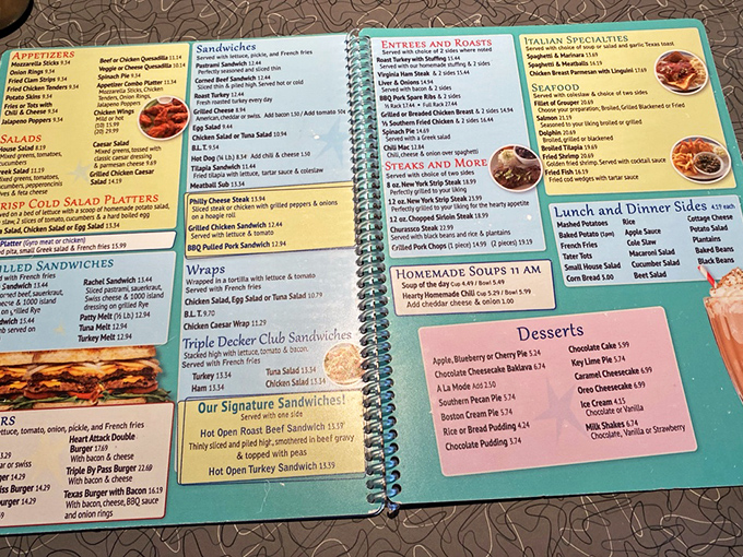 This isn't just a menu—it's a roadmap to comfort food nirvana, with enough options to satisfy cravings you didn't even know you had.