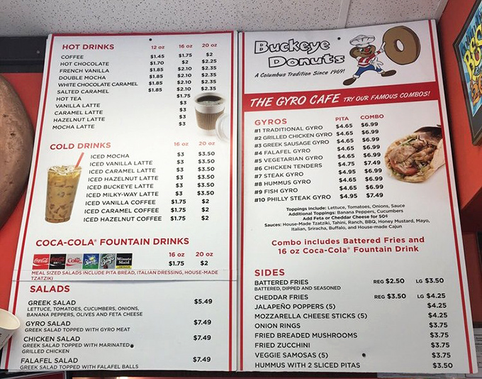 The menu reads like a love letter to comfort food—Greek specialties sharing the spotlight with classic American breakfast fare.