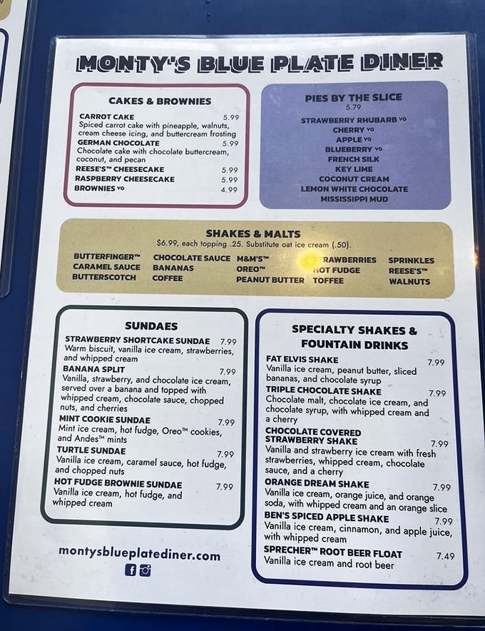 The dessert menu at Monty's reads like a love letter to American indulgence. That Mississippi Mud Pie has been known to cause spontaneous happiness.