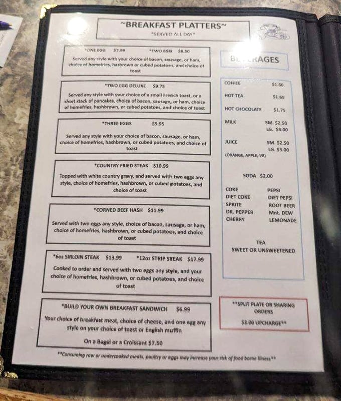 These prices make you wonder if someone forgot to update the menu since the Eisenhower administration – thankfully, they didn't.
