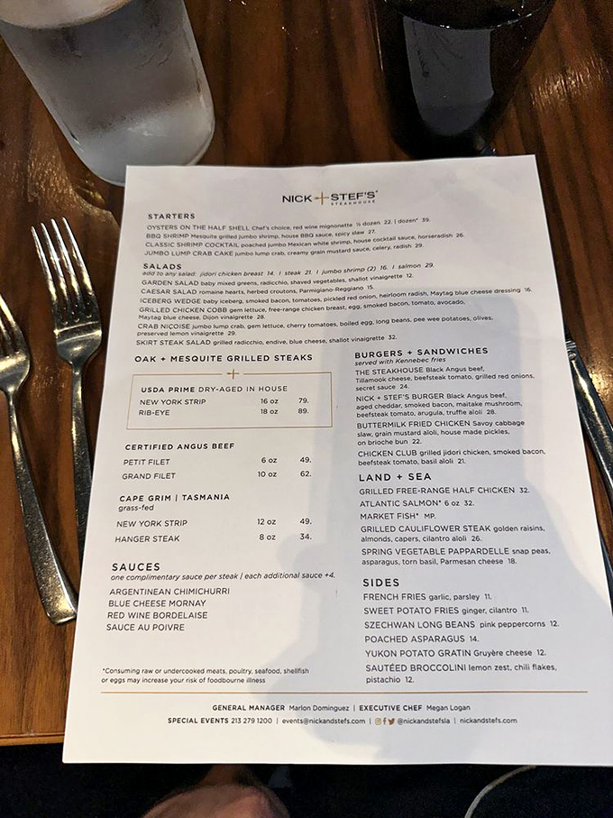 The menu that launches a thousand cravings. Like reading a love letter to beef with supporting characters that refuse to be overshadowed.