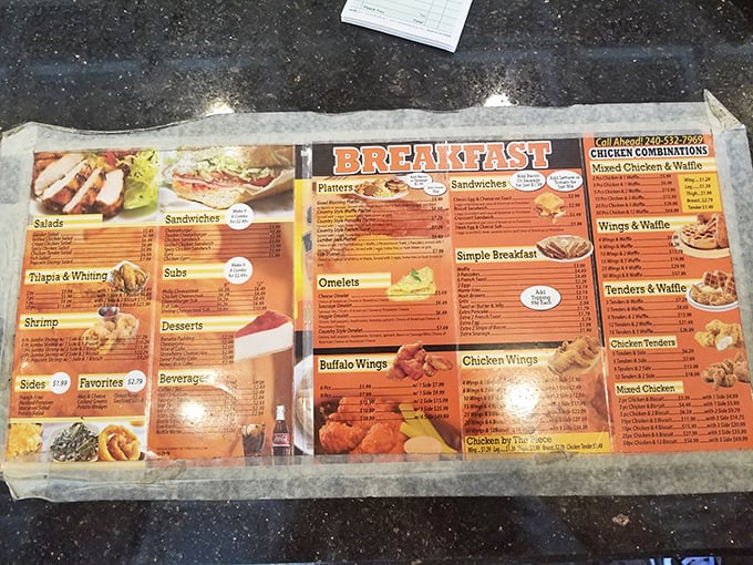 This menu isn't just reading material—it's a roadmap to happiness. Study it like you're cramming for the most delicious exam ever.