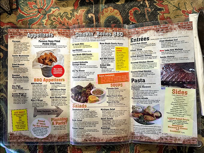 This menu isn't just a list of options—it's a roadmap to happiness. The hardest part isn't choosing what to eat, but what to save for next time.