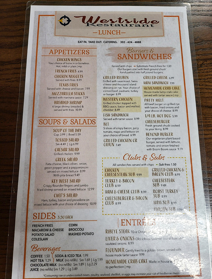 The menu reads like a love letter to American classics. No foam, no "deconstructed" nonsense—just honest food that makes you wonder why you ever bothered with trendy eateries.