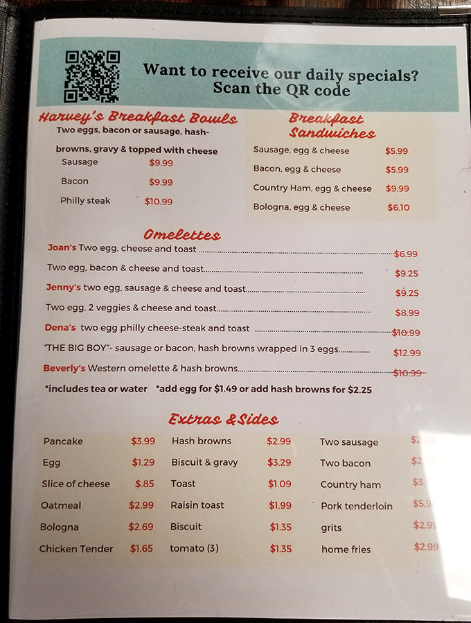 A menu where breakfast items are named after regulars isn't just charming—it's a testament to a place where everybody really does know your name.