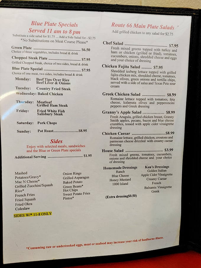 Blue Plate Specials and daily features create a roadmap to comfort food heaven worth following.