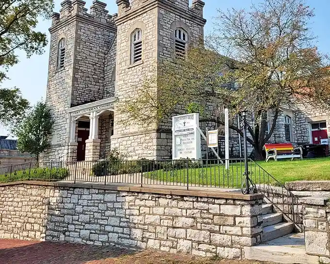 Stone towers stand sentinel over Alton, watching decades of dreams come and go.