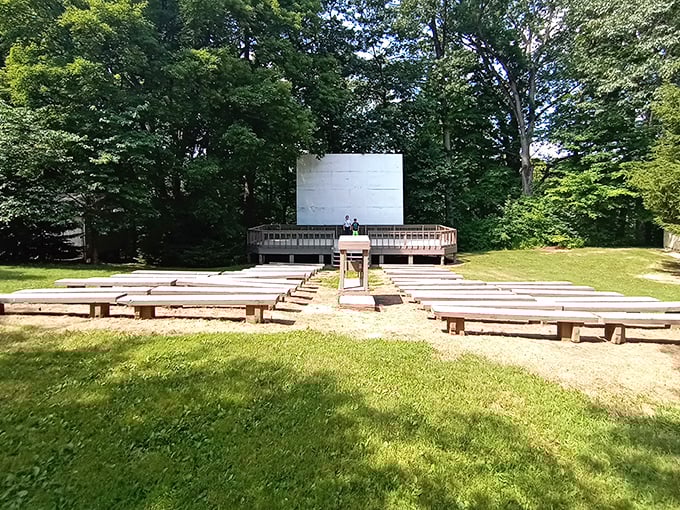This woodland amphitheater might lack Broadway's glitz, but delivers something better – performances with the most spectacular natural backdrop in Ohio.