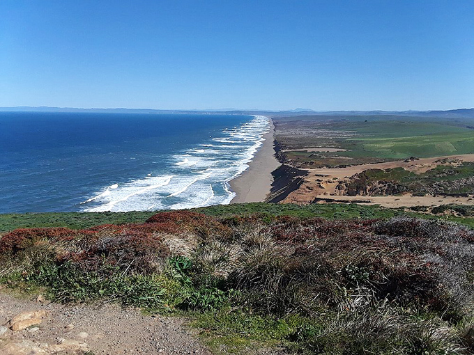 Mother Nature's panoramic masterpiece stretches along Point Reyes' coastline. No Instagram filter required—or could possibly improve—this view.