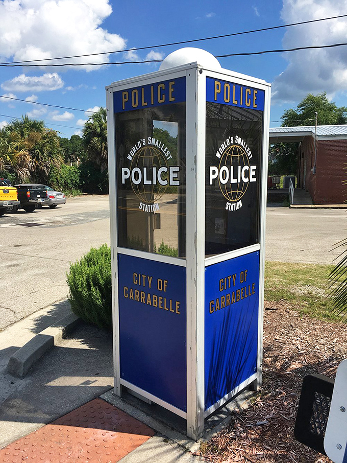 When your entire police department fits in a phone booth, parking violations become surprisingly personal conversations.