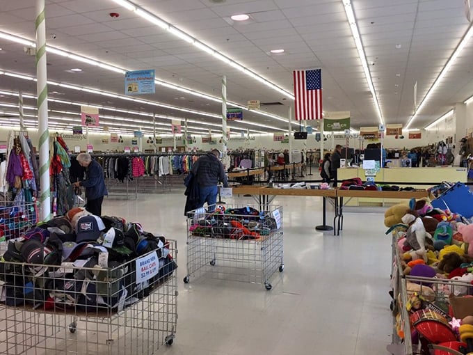 The thrifting universe expands before your eyes – more organized than most people's closets at home.