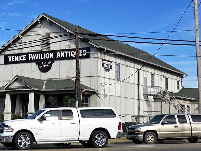 Don't let the unassuming exterior fool you—inside this former pavilion lies an Aladdin's cave of historical treasures and nostalgic finds.