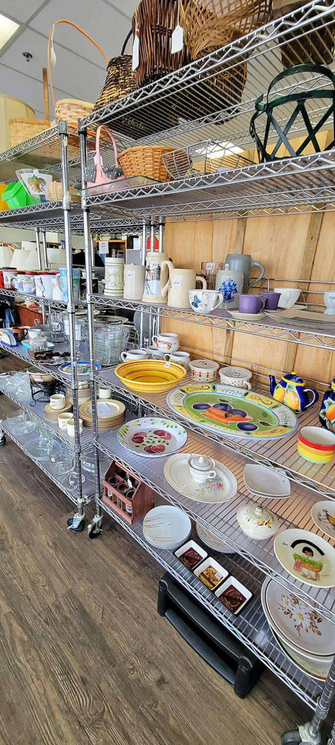 A rainbow of vintage dinnerware that would make any food stylist swoon. Grandma's china cabinet meets Instagram-worthy table settings.